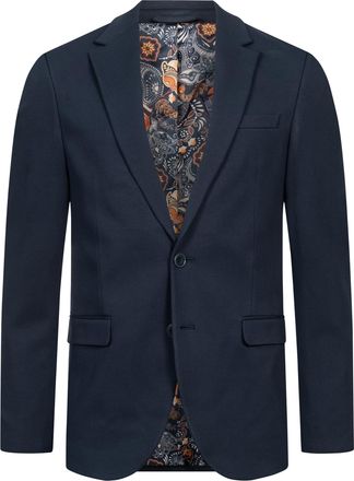 JEFF Herren JFEzra Sakko mit Stretch | Klassische Anzugjacke Herrenjackett Dark Navy, 52