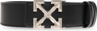 Off-white Homme, Accessoires, Noir, Taille: 85 CM Leather Belt