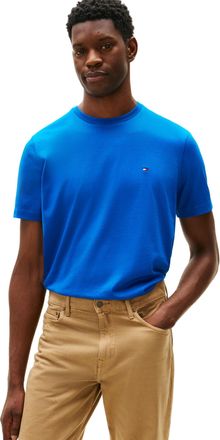 Tommy Hilfiger Herren ESS Seasonal Reg Fit Solid Tee Mw0Mw39995 S/S T-Shirt, Blue (Vibrant Indigo), XL