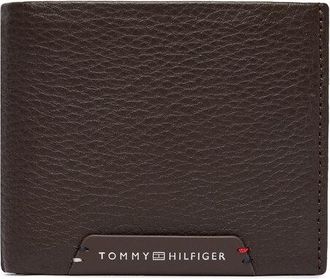 Tommy Hilfiger Geldb&ouml;rse Th Corp Mini Cc AM0AM14788 Dunkelbraun