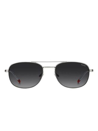 HUGO BOSS pilot-frame sunglasses - Grau