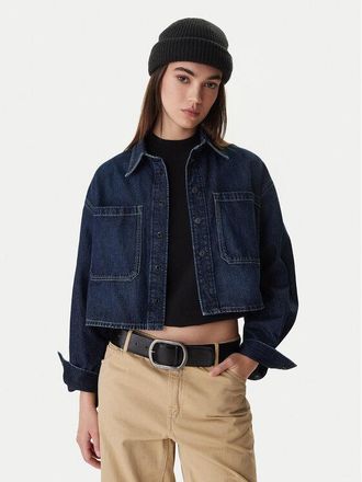 G-Star Jeanshemd D26851-E090 Dunkelblau Boxy Fit