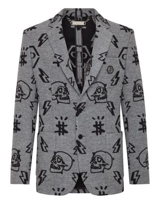 Philipp Plein Blazer Skull