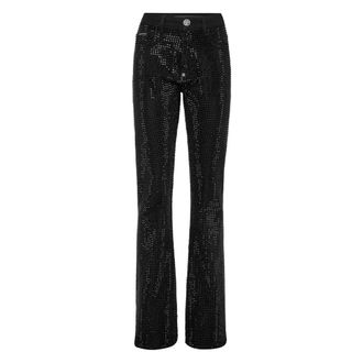 Philipp Plein Damen, Hosen, Schwarzk, W27Gr&ouml;&szlig;e