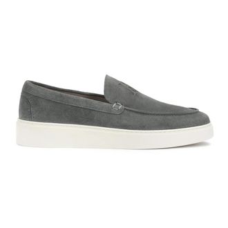 Kazar Graue Wildlederschuhe mit Slip-On-Obermaterial mit Logos - - Shoes - Herren - Grau - 40 EU