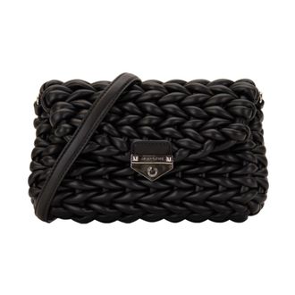 Michael Kors Geflochtene Leder Umh&auml;ngetasche - - Bags - Damen - Schwarzk - ONE SIZE