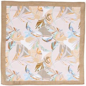 Eton Pochette de costume en lin tropical