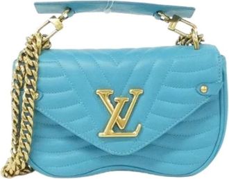 Louis Vuitton Sac bandouli&egrave;re New Wave Chain doccasion - Femme - Pre-owned - Bleu - Taille: ONE Size