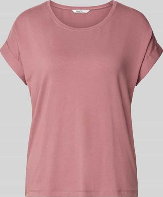 Only Regular Fit T-Shirt aus Viskose-Mix Modell MOSTER