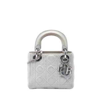 Dior Pre-owned Lady Dior Mini Bag - - Pre-owned - Damen - Grau - ONE SIZE