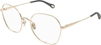 Chlo&eacute; Femme, Accessoires, Jaune, Taille: 55 MM Squared Eyeglasses