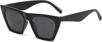 Generic Lunettes De Soleil Carrées For Hommes Et Femmes, Idéales For Les Vacances, Déplacements Quotidiens La Conduite(Black)