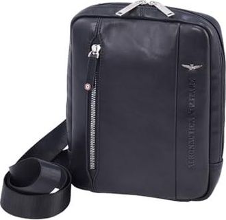 Generico Aeronautica Militaire Bandouli&egrave;re moyenne porte-tablette ligne Thunder 100 % cuir Art. 461NE