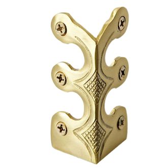 Generic Sockelleistenschutz - Sockelleisten-Eckenschutz, Wandverkleidungsschutz | Massive Messingkonstruktion, dekoratives antikes Finish, langlebiger Schutz 