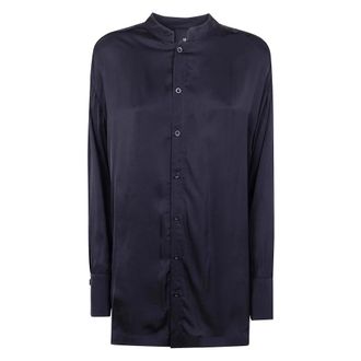 Thom Krom M H 155 Shirt - - Blouses & Shirts - Damen - Schwarzk - S