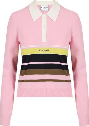 Iceberg Femme, Pulls, Multicolore, Taille: 40 FR Polo &agrave; motifs
