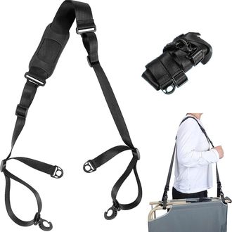 Generic Strandstuhl-Gurte - Robuste verstellbare Klappstuhlgurte, tragbares Schulterseil | Outdoor-Reise-Tragelösung für Camping, Wandern, Schwimmbäder