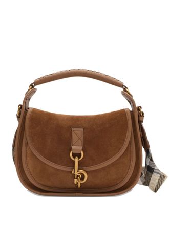 Burberry petit sac &agrave; bandouli&egrave;re &agrave; clip B - Marron