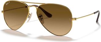 Ray-Ban unisex, Accessoires, Jaune, Taille: 58 MM Aviator Classic