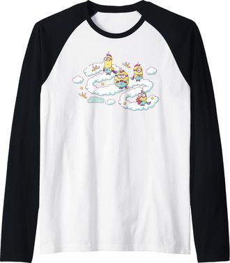 MINIONS Minions Fluffy Unicorn In The Clouds Raglan