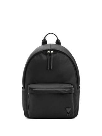 Ami sac &agrave; dos Marcel &agrave; logo - Noir