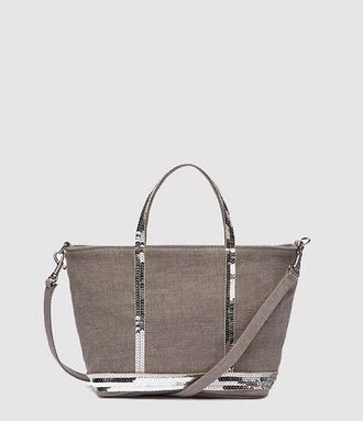 Vanessa Bruno Cabas XS Lin Zipp&eacute; Calcaire