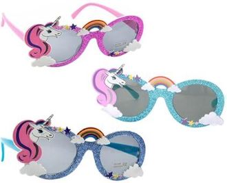 UPKOCH Lot de 3 Lunettes Licorne en Plastique R&eacute;sistant Accessoires de D&eacute;guisement Color&eacute;s pour F&ecirc;te dAnniversaire Soir&eacute;es Costum&eacute;es et Activit&eacute;s de Plein Ai