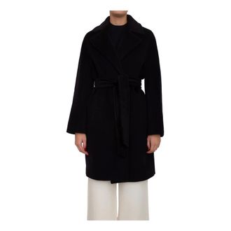 Max Mara Femme, Manteaux, Bleu, Taille: 38 FR Cappotto