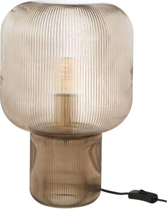 M&S Collection M&s - Lampe de table 29x29x42 cm en verre marron