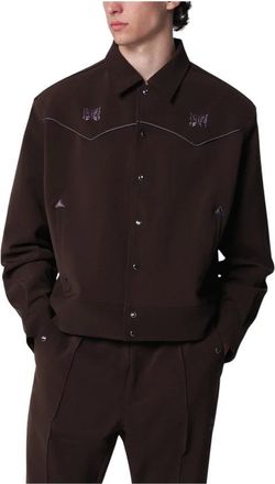 Needles Homme, Vestes, Brun, Taille: S Piping Cowboy Jacket