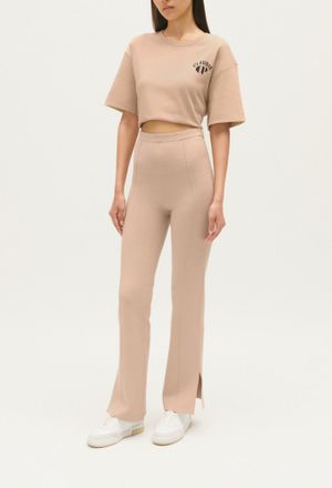 Claudie Pierlot Pantalon droit fentes cheville