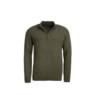 Barbour Pull droit &agrave; col montant en laine m&eacute;lang&eacute;e