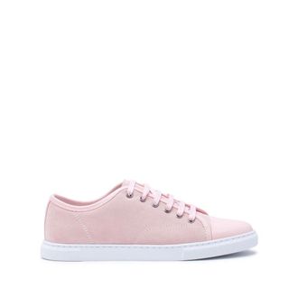 Lanvin Rose Velvet Sneakers - - Shoes - Damen - Rosa - 37 EU