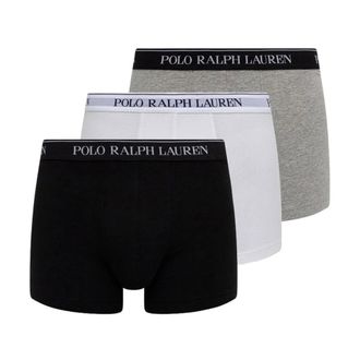 Ralph Lauren Homme, Sous-v&ecirc;tements, Multicolore, Taille: L Tripack Boxers Cotton Stretch