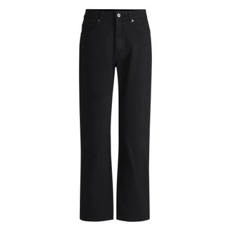 HUGO BOSS Straight Fit Schwarze Rinse Denim Jeans - - Jeans - Damen - Schwarzk - W27 L32
