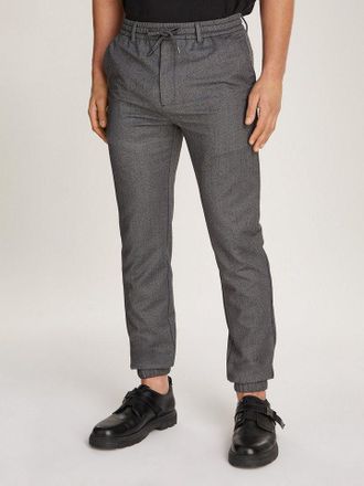 Calvin Klein Relaxhose WOOL-BLEND-STRETCH S&P JOGGER mit Kordelzug