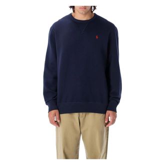 Ralph Lauren Klassisches Rundhals-Sweatshirt - - Sweatshirts & Hoodies - Herren - Blau - M