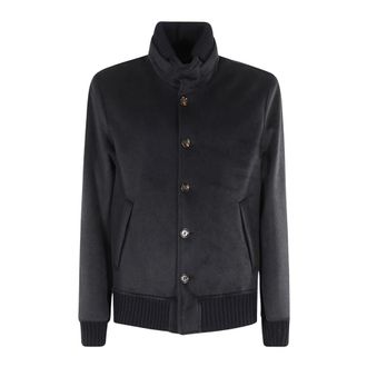 Kired Kired, Homme, Vestes, Bleu, Taille: L Bomber Rond