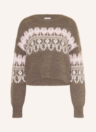 Mrs & Hugs Mrs & Hugs Pullover Mit Alpaka grau