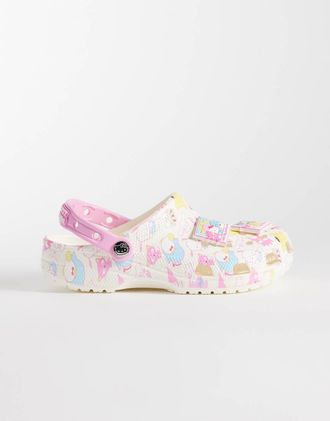 Crocs Hello Kitty - Klassische Clogs in Pastellrosa mit Plateausohle-Mehrfarbig