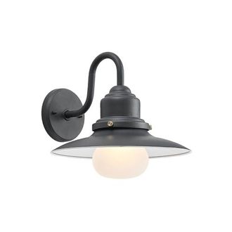 Lindby Applique Exterieur Roisin &agrave; intensit&eacute; variable (Antique, Classic) en Gris M&eacute;tal (1 lampe,&agrave; E27) Murale Luminaire Lampe Jardin Eclairage