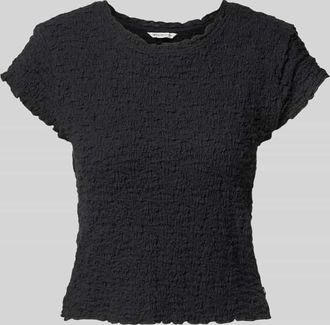 Tom Tailor Denim Slim Fit Blusenshirt aus Baumwoll-Mix