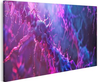 Islandburner Bild auf Leinwand Pulsierende Synapsen lebendige Ranken KI Lebensform texturierte Oberfläche Alien Landschaft Bilder Wandbilder Poster