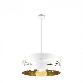 Fabrilamp Fabrilamp - Pendentif brouillard 1xE27 White Or blanc 50D