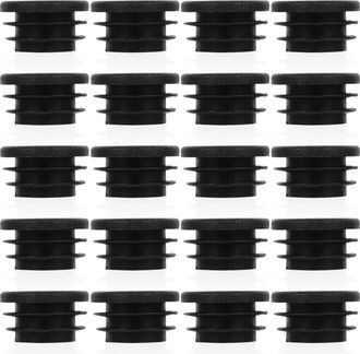 Hemobllo 50 St&uuml;ck M&ouml;belbeinkappen aus Robustem Kunststoff Bodenschutzkappen f&uuml;r Stuhl und Tischbeine Runde Endkappen 3mm M&ouml;belfu&szlig;schutz f&uuml;r Hartholzb&ouml;den im Wo