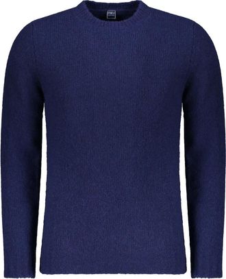 Fedeli Homme, Pulls, Bleu, Taille: XL Pull ras du cou