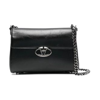 Valentino Garavani Schwarze Schultertasche - - Bags - Damen - Schwarzk - ONE SIZE