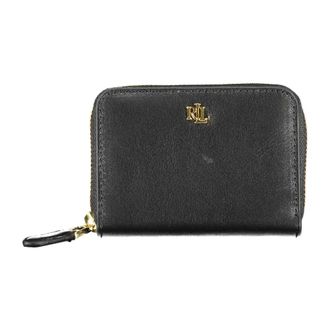Ralph Lauren Femme, Accessoires, Noir, Taille: ONE Size Portefeuille 2 Compartiments