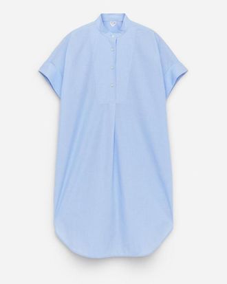 Arket Hemdkleid Aus Baumwolle -Blau
