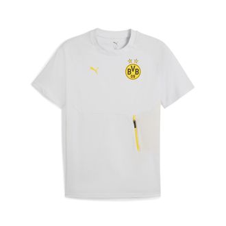 Puma Borussia Dortmund PUMATECH T-Shirt mit Tasche Herren, Accessoires, Grau, XL